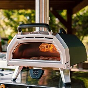 Ooni Karu 16 Multi-Fuel Outdoor Pizza Oven + Ooni Karu 16 Propane Gas Burner – Outdoor Pizza Oven for Authentic Stone Baked Pizzas