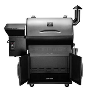 Z GRILLS Wood Pellet Smoker with Rain Cover, 697 sq. in Cooking Area, 8-IN-1 Grill for Outdoor BBQ, 700D2E