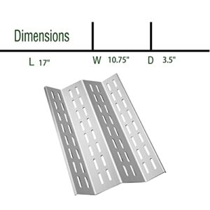 Damile Grill Heat Plates Heat Shield for Solaire AGBQ-30, AGBQ-42, AGBQ-56,Gas Grill Burner Cover Convection Burner Kit Accessories BBQ Gas Grill Replacement Parts for Solaire 30-Inch 42-Inch 56-Inch