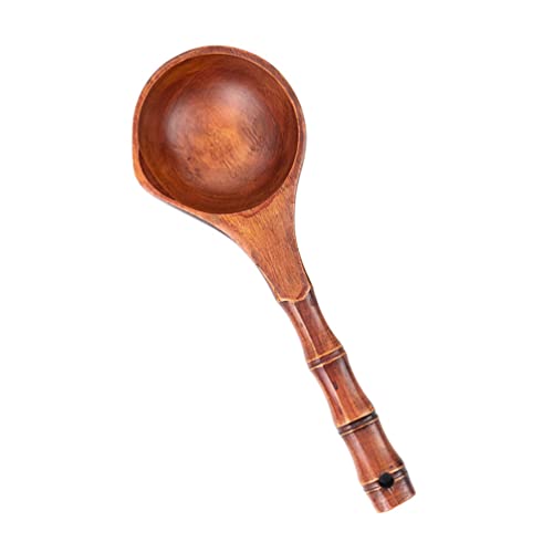 FOMIYES Wood Water Ladle Sauna Ladle Wooden Sauna Room Spoon Water Ladle Bathroom Spoon Shampoo Ladle Water Scoop for Sauna Room Kitchen Bathroom Garden Coffee Pouring Ladle