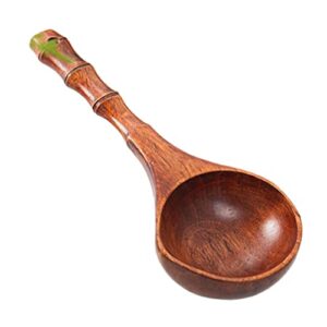 FOMIYES Wood Water Ladle Sauna Ladle Wooden Sauna Room Spoon Water Ladle Bathroom Spoon Shampoo Ladle Water Scoop for Sauna Room Kitchen Bathroom Garden Coffee Pouring Ladle