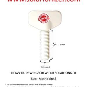 www.solarionizer.com Replacement Anode Guaranteed to fit Remington Solar (See Image 3) | Anode Dimensions (See Image 2) | Free: 1 Wing Screw and 1 Basket