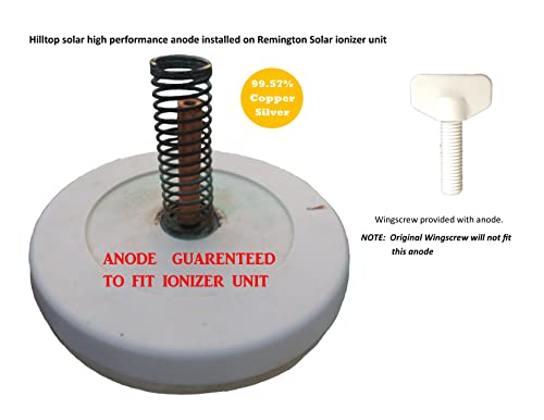 www.solarionizer.com Replacement Anode Guaranteed to fit Remington Solar (See Image 3) | Anode Dimensions (See Image 2) | Free: 1 Wing Screw and 1 Basket