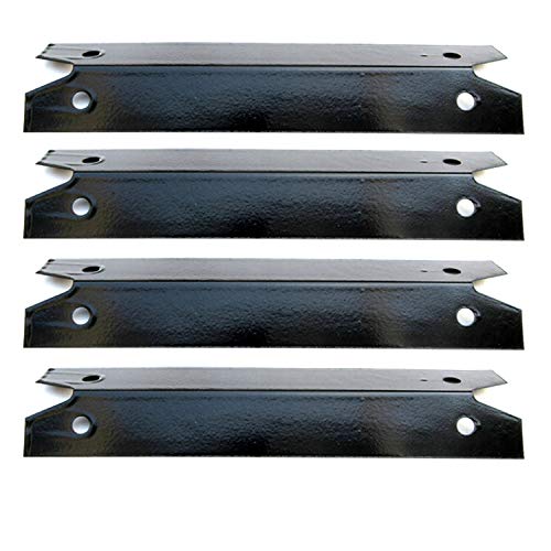 Direct Store Parts DP143 (4-Pack) Porcelain Steel Heat Shield/Heat Plates Replacement for Brinkmann, Charmglow, Gas Grill Models (Porcelain Steel)