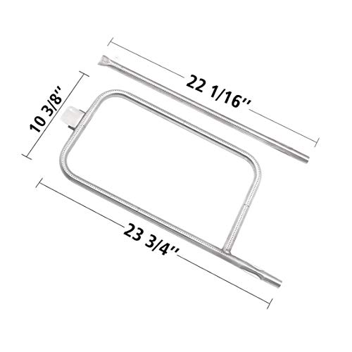 Dongftai SF503B Stainless Steel Grill Burner kit Replacement for Weber Q300, Q320, Q3000, Weber Q Series 60036, 80385, 13122, 404341, 57060001, 586002 Gas Grills