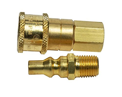 Mr. Heater Propane or Natural Gas 1/4 Quick Connector Set and Excess Flow Plug