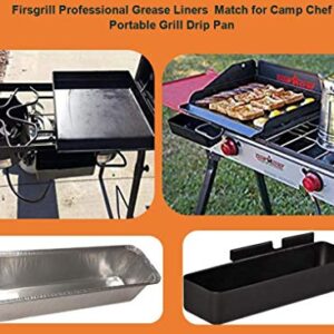 Firsgrill Professional Grease Liners Disposable Aluminum Foil Drip Pans for Camp Chef Portable Grill (20)