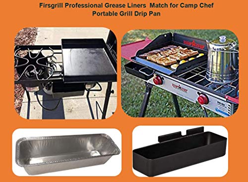 Firsgrill Professional Grease Liners Disposable Aluminum Foil Drip Pans for Camp Chef Portable Grill (20)