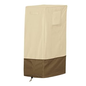 classic accessories veranda water-resistant 26 inch square smoker grill cover