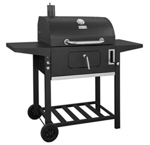 royal gourmet cd1824a charcoal grill,bbq outdoor picnic, camping, patio backyard cooking, black