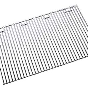 LS'BABQ Replace Parts 4-Pack Stainless Steel BBQ Grill Grates for Bull Most Models 19.25" x 7.5" OEM 16517，Steer Premium 69008,69009, Lonestar Select 87048,87049, 7 Burner Premium 18248,18249