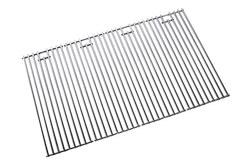 LS'BABQ Replace Parts 4-Pack Stainless Steel BBQ Grill Grates for Bull Most Models 19.25" x 7.5" OEM 16517，Steer Premium 69008,69009, Lonestar Select 87048,87049, 7 Burner Premium 18248,18249