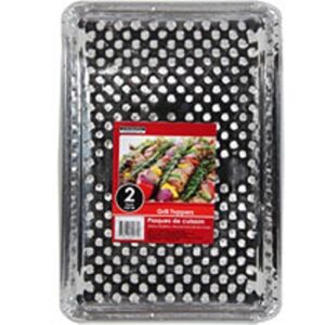 Foil Disposable Grill Topper Trays, 2-ct. Packs - 15 1/2 X 10 3/8 - (5 Packs of 2)