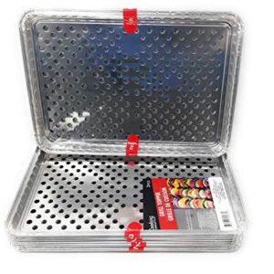 Foil Disposable Grill Topper Trays, 2-ct. Packs - 15 1/2 X 10 3/8 - (5 Packs of 2)