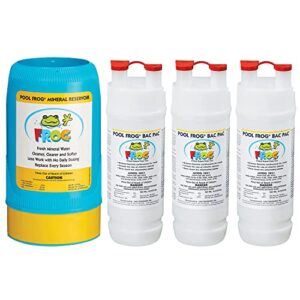 pool frog® mineral reservoir 6100 + 3 pool frog bac pacs®