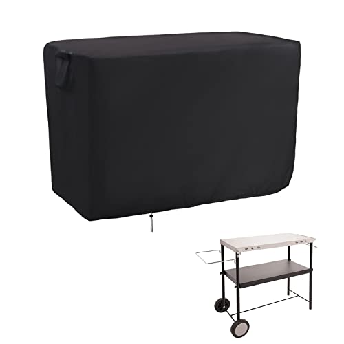 Youlvy Outdoor Grill Table Cover for Cuisinart CPT-200 Outdoor BBQ Prep Cart,Waterproof Patio Prep Table Cover Grill Cart Cover All Season Protection - 50 x 22 x 36 Inch