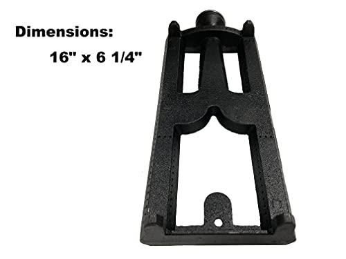 Dongftai CB270A (2-Pack) 16” Cast Iron Burner Replacement for DCS 27, 27 Series, 27ABQ, 27ABQR, 27BQ, 27BRQ; Lynx CS30, L27, L30, L30PSP, L36, L42, L54, L5430, L54PS, LBQ27, LBQ36, LBQ48, LCB1, LCB2