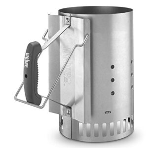 Weber Rapidfire Chimney Starter, Standard, Silver