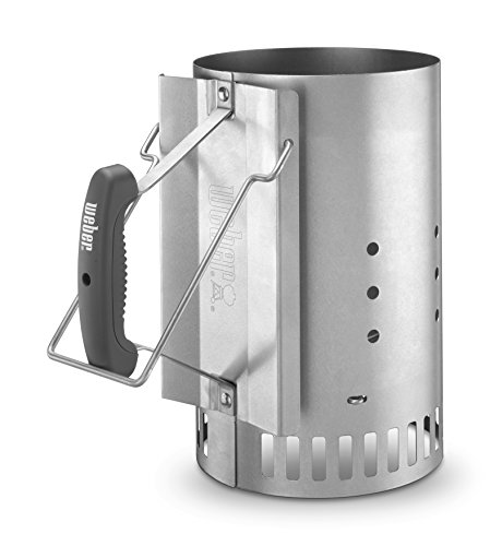 Weber Rapidfire Chimney Starter, Standard, Silver