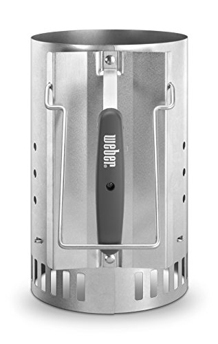 Weber Rapidfire Chimney Starter, Standard, Silver