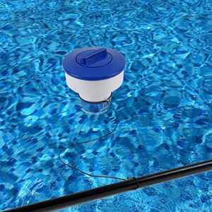 6 Pieces Pool Chlorine Floater Leash, Tether Floating Chlorine Dispenser to Pool Vacuum Hose Used to Protect Pool Chlorine Float from Collision Damage