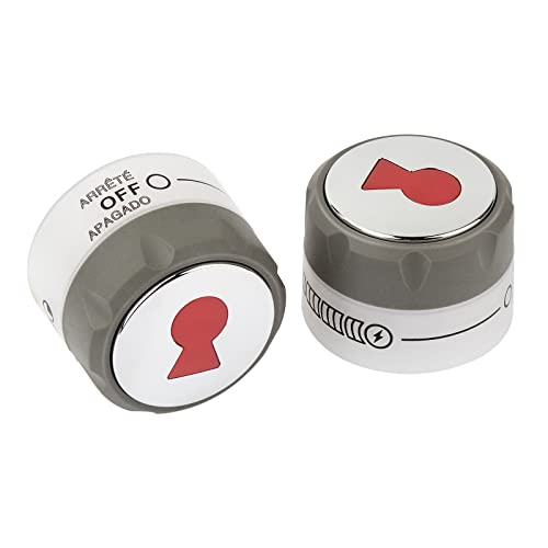 PalpitateC 91538 Control Knobs Compatible with Weber Summit 400/600 Grills Manufactured 2012 and Later, Fit for E-470, E-670, S-460, S-470, S-660, S-670, Lighted Control Knobs Set of 2