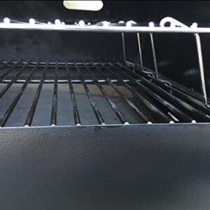 GRISUN Universal Grill Rack for Gas/Wood Pellet/Griddle/Smoker Grill, Warming Rack for Expand Cook Surface, Upper Rack with Foldable Leg Design, Chrome Plated Steel