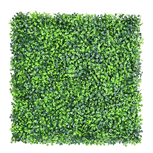 Windscreen4less Artificial Faux Ivy Leaf Decorative Fence Screen 20'' x 20" Boxwood/Milan Leaves Fence Patio Panel, Harmonious Boxwood 19 Pieces