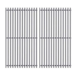 htanch sg523 (2-pack) 15″ stainless steel cooking grid/grates for weber 7523 genesis silver a, spirit e-200,spirit 500,spirit 210 (2007-2012) gas grills