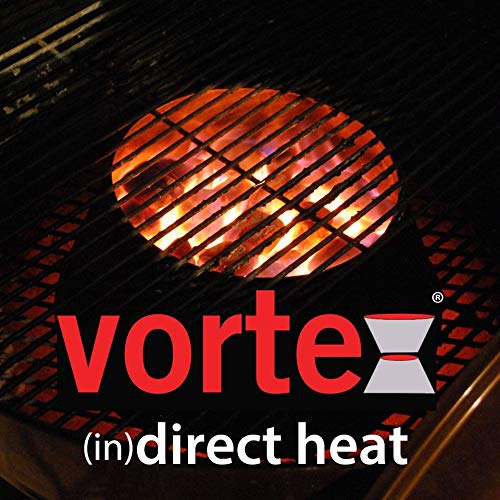 Vortex Small (in) Direct Cooking Charcoal Grill BBQ Accessory Cone 18.5 22.5 for Weber Smokey Mountain WSM Small - Stainless - Original - USA Made -Genuine SM Size