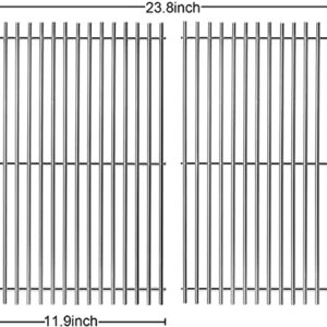 AOREWTGGH 7639 Cooking Grates for Weber Spirit I & II 300 Series E310, E320, E330, S310, S320,304 Stainless Steel Grill Grates for Spirit 700, Weber 900, Genesis Silver/Gold/Platinum B & C, 1000-3500