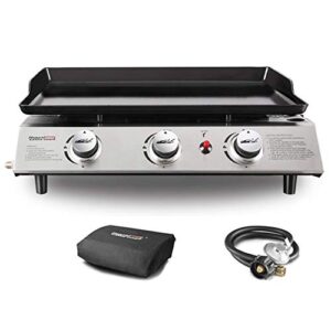 royal gourmet pd1300-n portable grill, silver