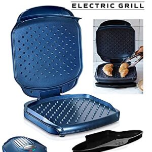 Granitestone Electric Grill Non-Stick Spike Express Electric Grill with Titanium Diamond Coating-Grills Food Grills 30% Faster-As Seen On TV