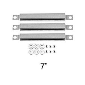 Sunshineey Replacement Parts Kit for Charbroil 463441312, 463441513, 463440109 Gas Grill(Stainless Steel Burners, Carryover Tubes,Porcelain Steel Heat Plates)