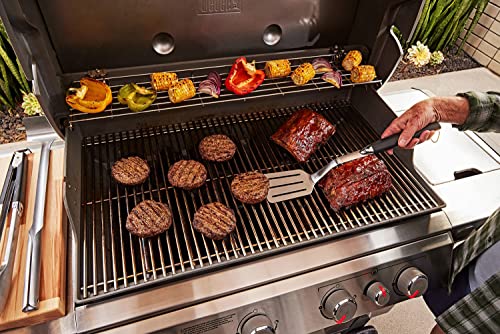 66044 Grill Warming Rack for Weber Genesis II 300 Series, Genesis II E-310 II E-315 II E-330 II E-335 II S-310 II S-335 Series Gas Grill, Stainless Steel Grill Grate