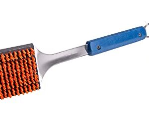 Ignite Stainless Steel Cool Grill Brush | Durable & Effective with Safe Nylon Grill Bristles | No Risk of Broken Wire bristles | Safe for Porcelain, Ceramic, Steel, & Iron Grates | Best Grill Cleaner