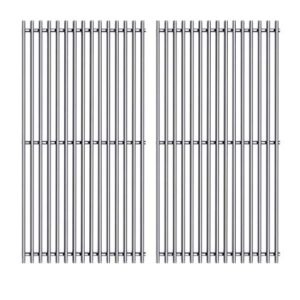 Htanch SF4362(2-Pack) 15" Stainless Steel Cooking Grid Grates Replacement for Select Gas Grill Models by Broil King, Broil-Mate,Huntington and Sterling Gas Models Set of 2