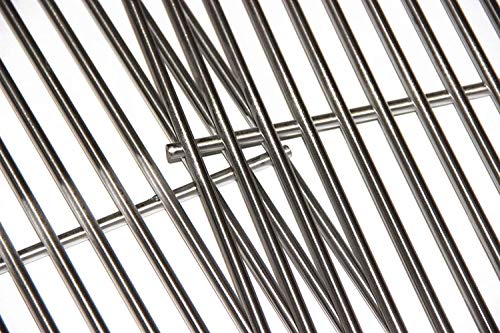 Htanch SF4362(2-Pack) 15" Stainless Steel Cooking Grid Grates Replacement for Select Gas Grill Models by Broil King, Broil-Mate,Huntington and Sterling Gas Models Set of 2