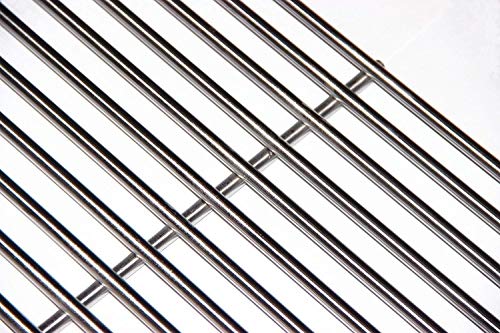 Htanch SF4362(2-Pack) 15" Stainless Steel Cooking Grid Grates Replacement for Select Gas Grill Models by Broil King, Broil-Mate,Huntington and Sterling Gas Models Set of 2