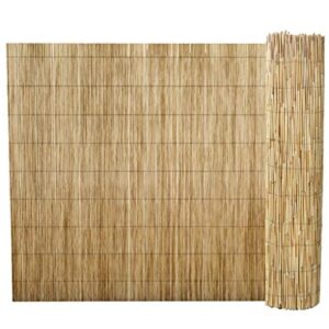 vidaxl garden reed fence outdoor outside yard patio backyard furniture wall fence panel safety privacy barrier decoration 66.9″x393.7″