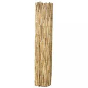 vidaXL Garden Reed Fence Outdoor Outside Yard Patio Backyard Furniture Wall Fence Panel Safety Privacy Barrier Decoration 66.9"x393.7"