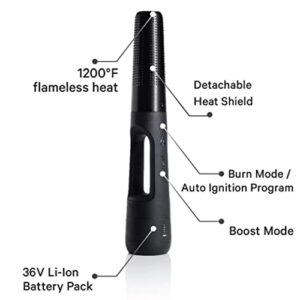 Looft Lighter X | Next Generation Cordless Charcoal Starter | Super Heated air reaches 1200°F in 60 sec | Lights All Fuels: briquettes, Fireplace logs, and More