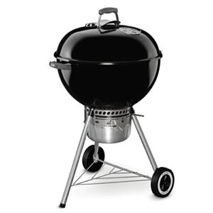 weber original kettle premium charcoal grill, 22-inch, black