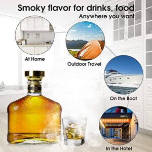 Safer-US Design Smoking Gun Pro + Dome and Cup Lid Making Smoke Flavor Meat Veggies Drinking in Few Seconds-Gift Box and Storage Packing