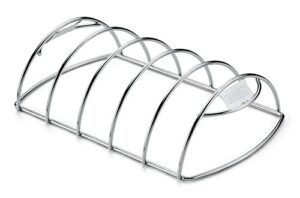 weber original rib rack for grilling, small