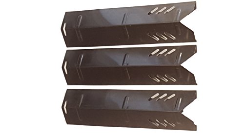 Set of 3 Stainless Steel Heat Plates for Uniflame Grills GBC1030W, GBC1134W