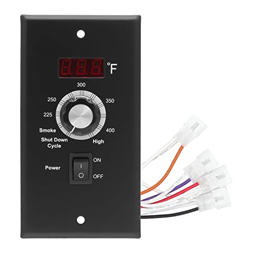 Digital Thermostat Controller Board Kit for Z Grills Pellet Grills, Thermostat Control Panel for Wood Pellet Grill, BBQ Digital Pro Control Board Replacement Parts