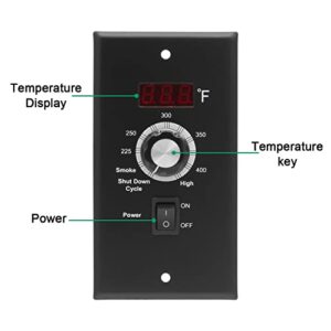 Digital Thermostat Controller Board Kit for Z Grills Pellet Grills, Thermostat Control Panel for Wood Pellet Grill, BBQ Digital Pro Control Board Replacement Parts