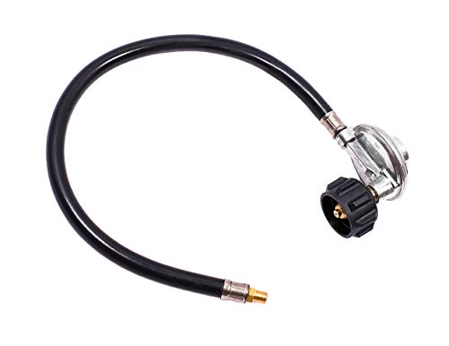 DELSbbq 21" QCC1 Hose and Regulator Kit with 1/8 NPT Male Thread Replacement Parts for Weber Propane Grills,Replacement for Weber 7503