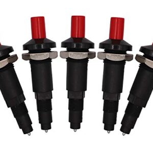 METER STAR 5Pcs Gas Heater One Outlet Piezo Igniter Spark Plug Push Button Ceramic Igniter